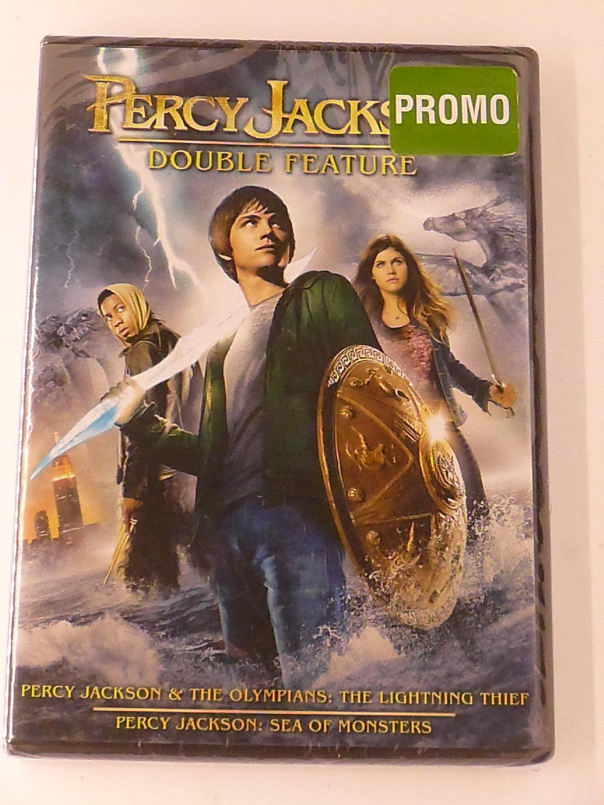 Percy Jackson - The Lightning Thief, Sea of Monsters (DVD, 2-film) - N ...