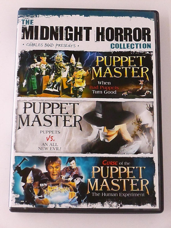Puppet Master 4, Puppet Master 5, Curse of the Pupet Mas.. (DVD, 3-fil ...