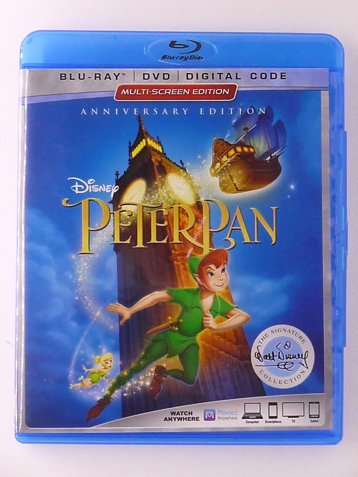 Peter Pan (Blu-ray, DVD, Anniversary Edition, Disney, 1953) - L01 – DVDs4Me