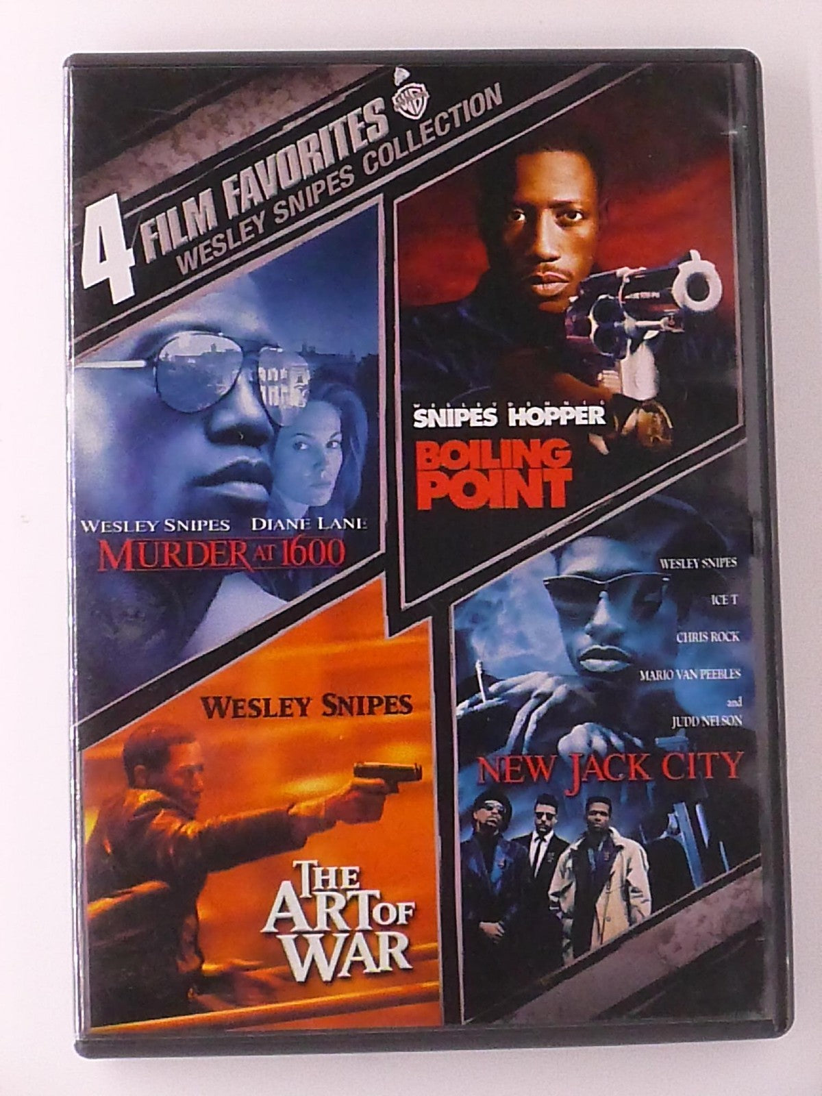 Murder at 1600, Boiling Point, The Art of War, New Jack City (DVD, 4-f ...