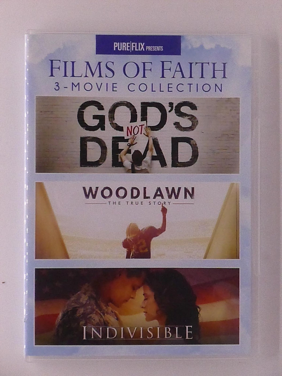 Gods Not Dead, Woodlawn, Indivisible (DVD, triple feature) - L01 – DVDs4Me