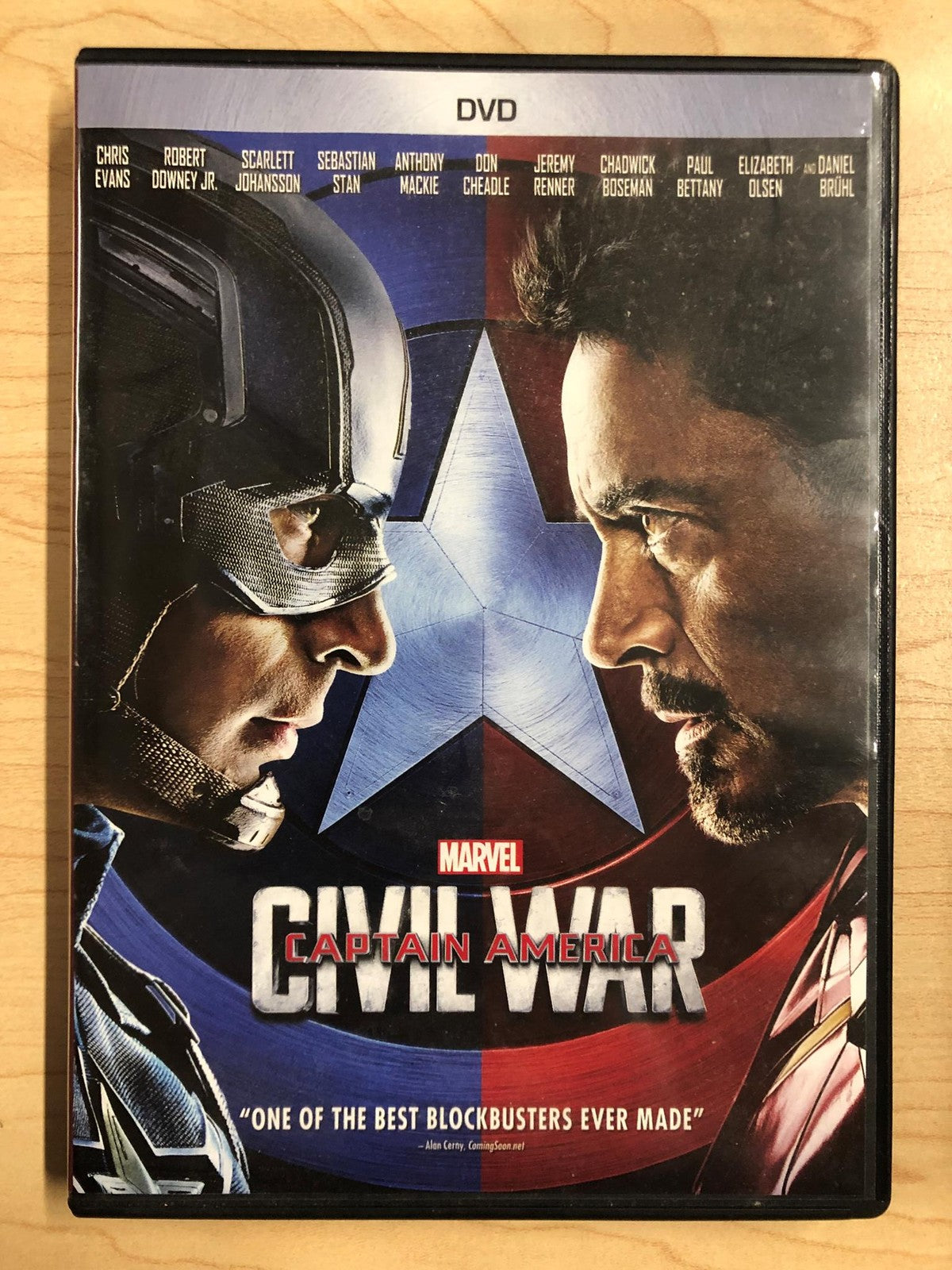 Captain America Civil War (DVD, Marvel, 2016) - L01 – DVDs4Me
