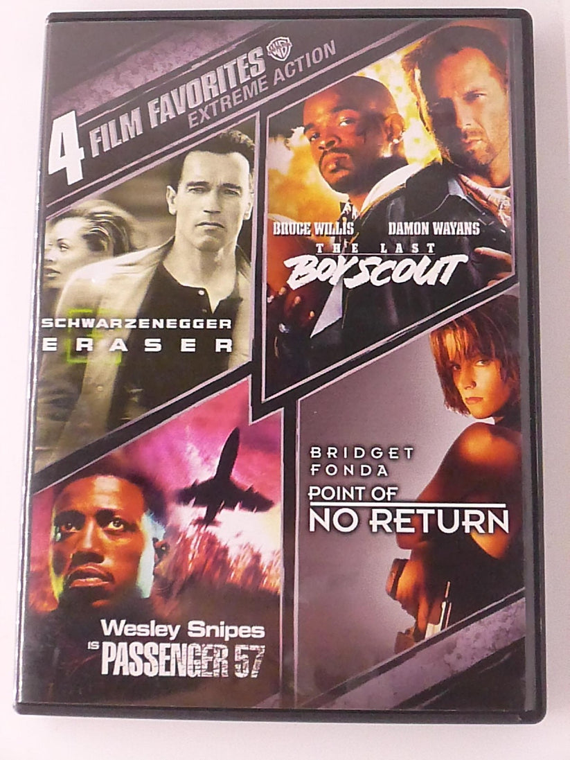Eraser, The Last Boy Scout, Passenger 57, Point of No Re.. (DVD, 4-fil ...