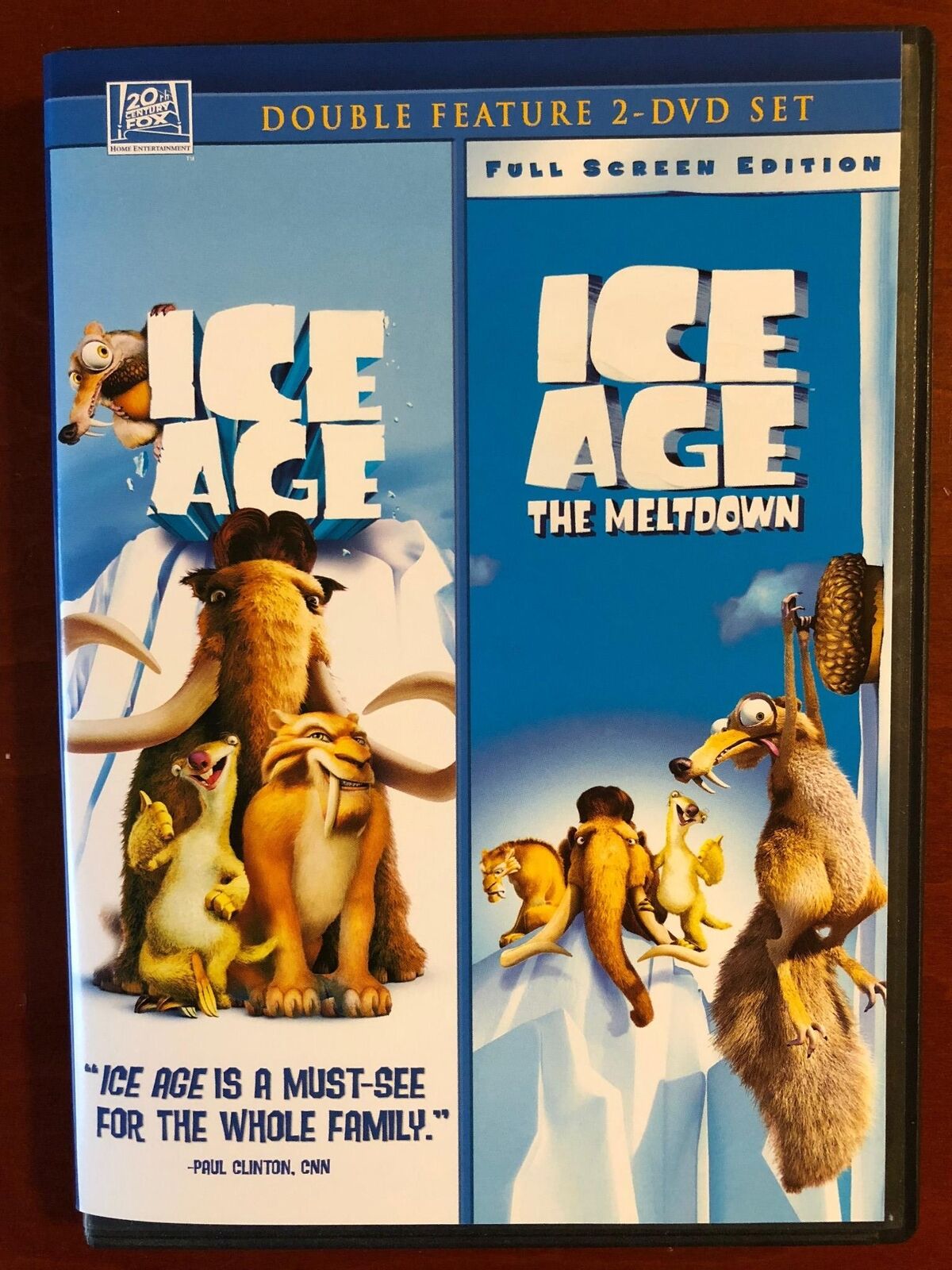 Ice Age - Ice Age The Meltdown (DVD, double feature) - J0514 – DVDs4Me