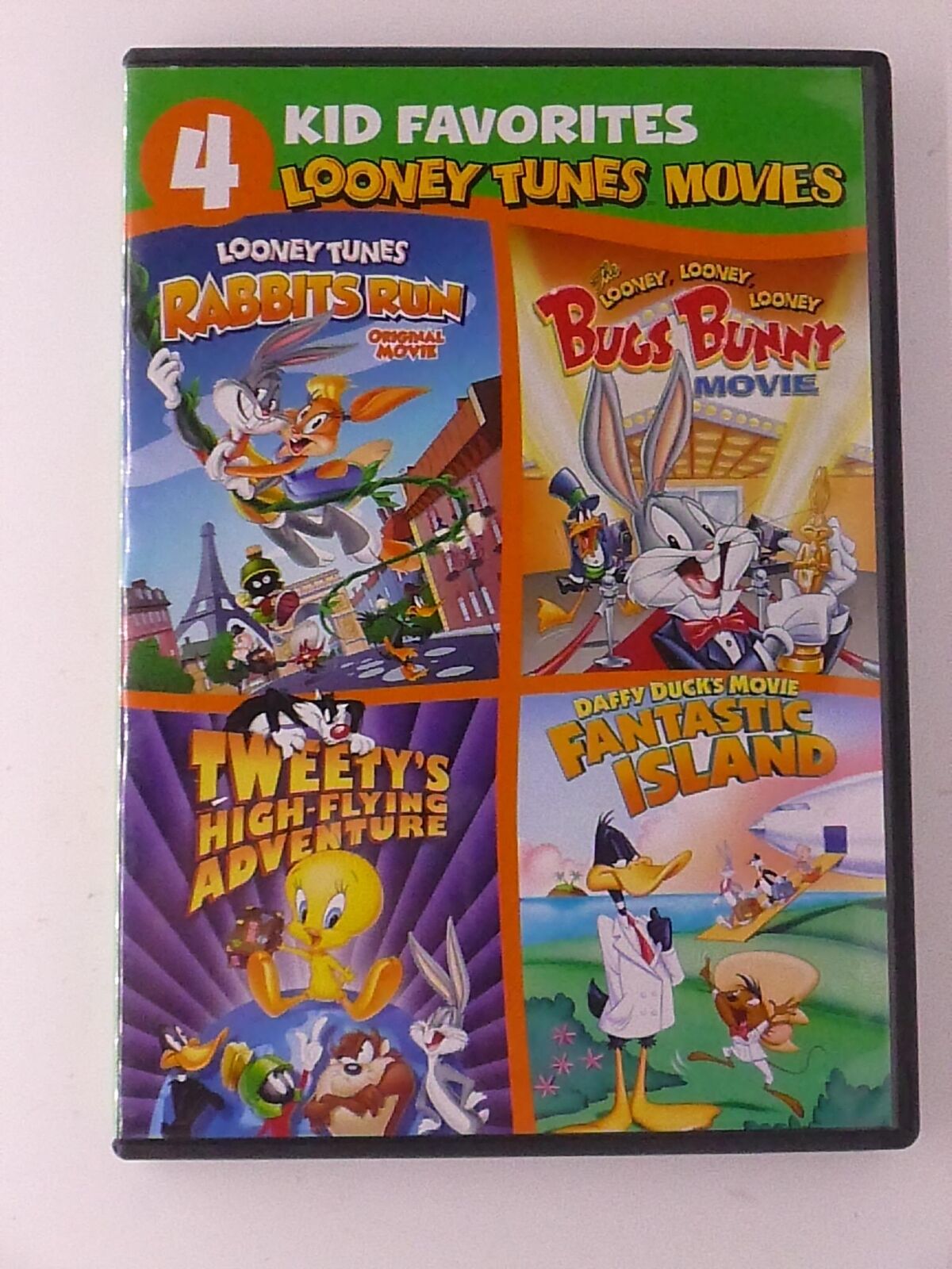 Looney Tunes - Rabbits Run, Bugs Bunny, Tweety, Daffy Duck (DVD, 4-fil – DVDs4Me